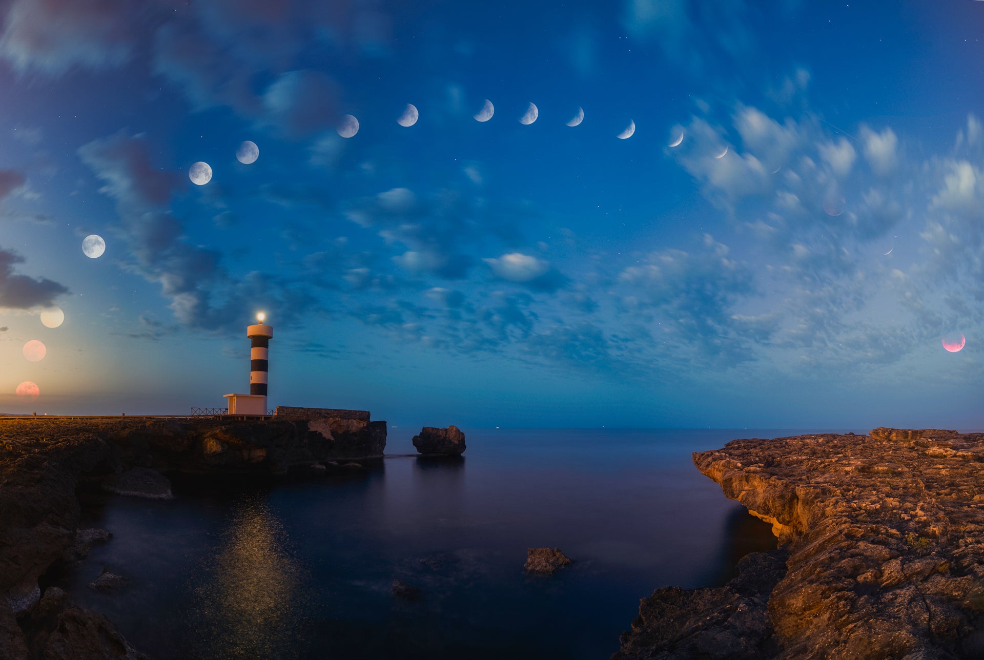 Come fotografare un'eclissi lunare parziale – Vanguard IT